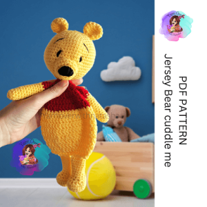 Jersey Bear cuddle me – Pattern
