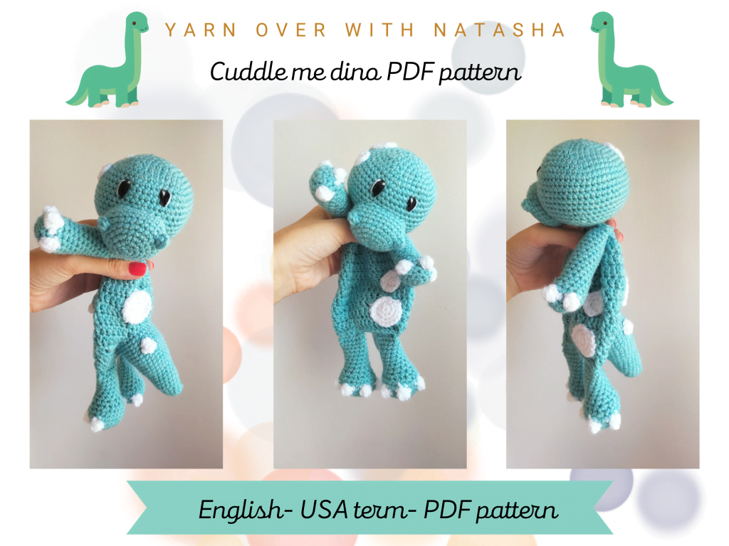 Cuddle me dinosaur – PATTERN