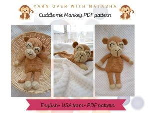 Cuddle me monkey- PDF pattern