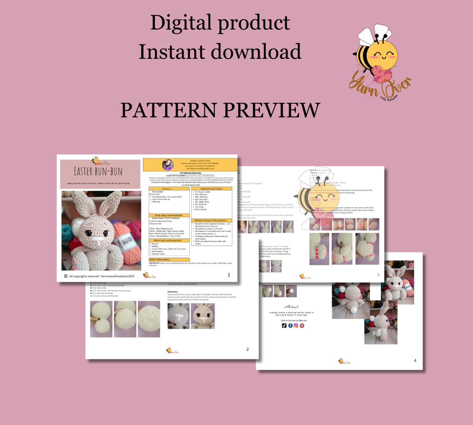 Easter Bun-Bun PDF Pattern