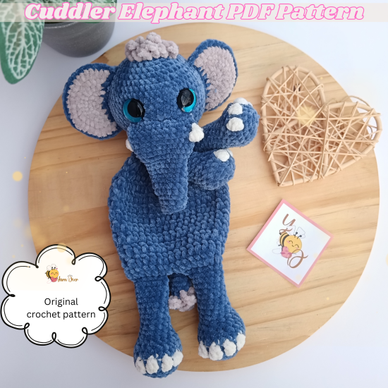 Hobbit the cuddle me Elephant- Pattern